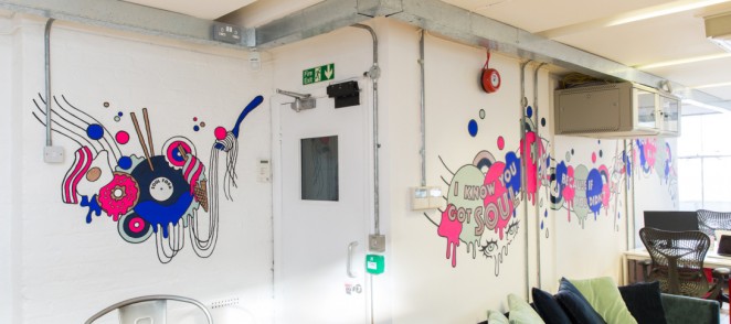 Soul office given a musical artistic makeover by Leopard's Lunch