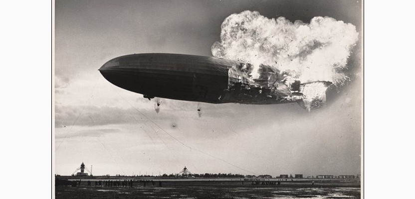 Murray Beckers photograph of the Hindenberg
