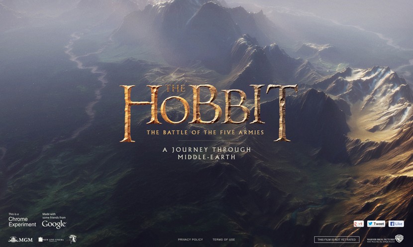 Take an interactive journey through Middle-Earth