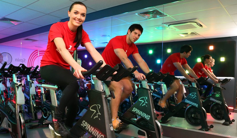 Fitness First turn Blue Monday Red