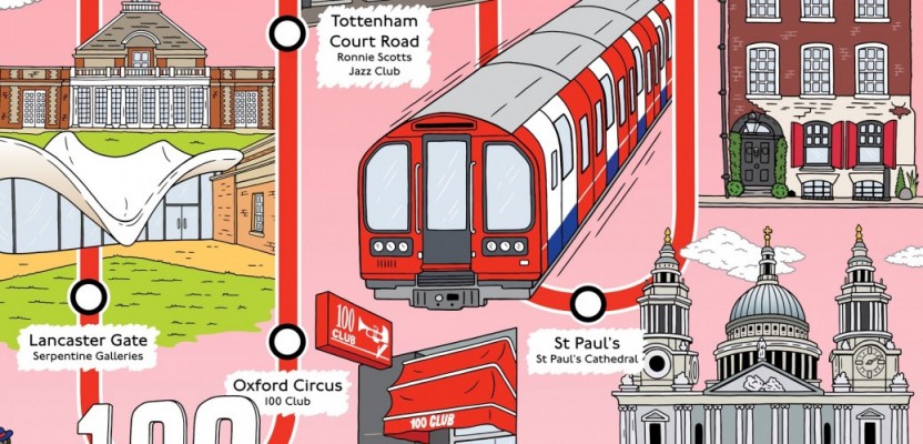The Cultural TfL Map x Time Out