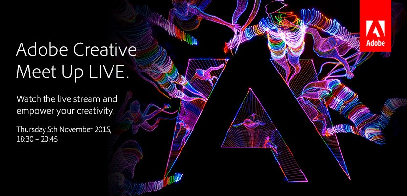 Adobe Creative Meet Up LIVE: Watch live on Thursday 5th November